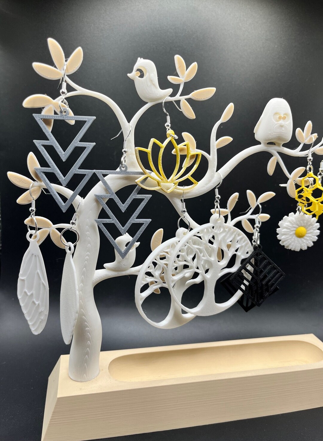 Earring Tree / Storage for Earrings / 3d Printing Made From Sustainable ...