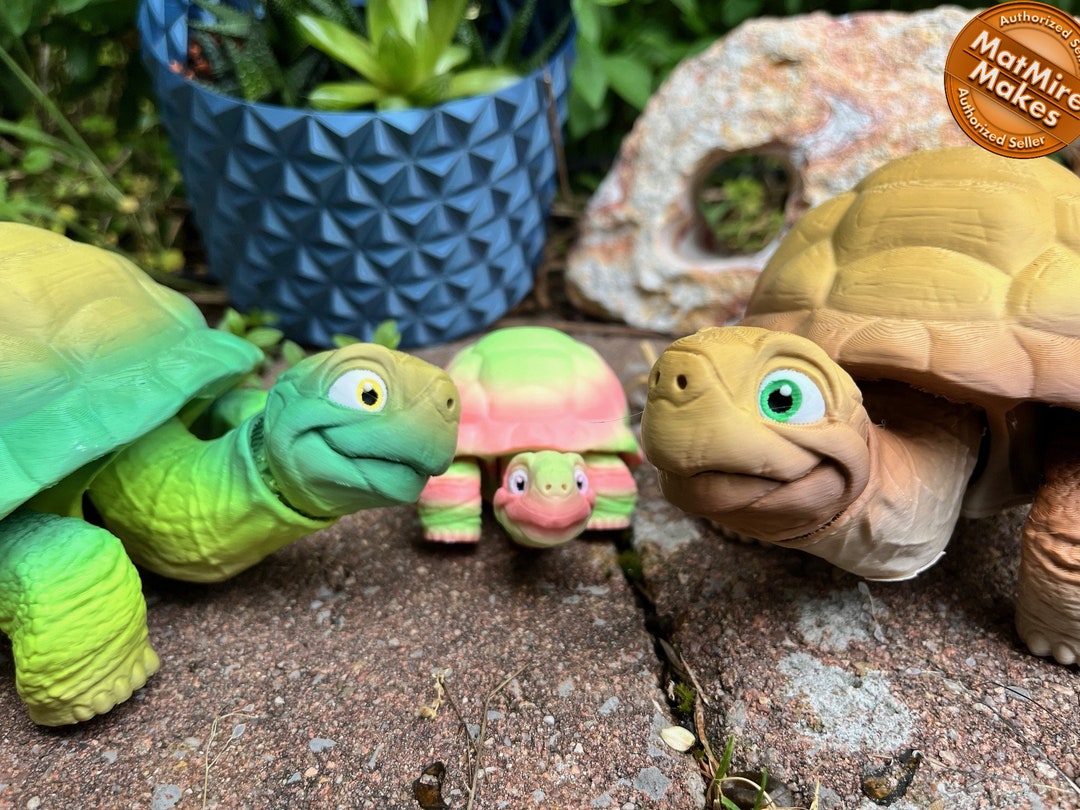 Super Cute Turtle / 3D Printing / Fidget Toy / Flexible / Movable ...