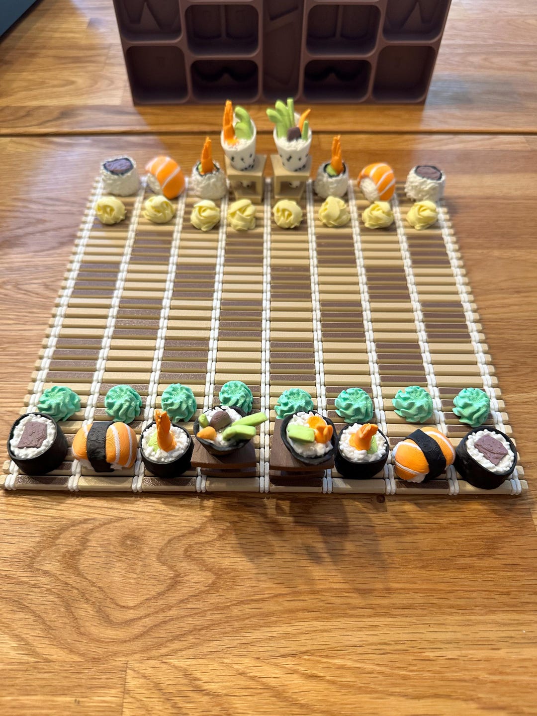Sushi Chess Set in a Bento Box – 3D Printed From PLA – Magnetless ...