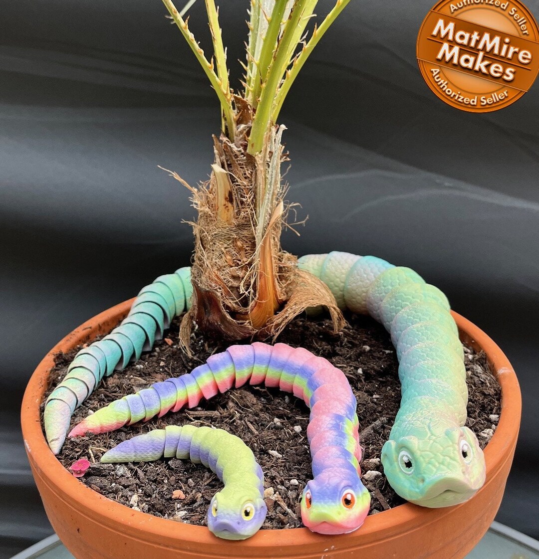 Hognose Snake - Hook-nosed Snake - Fidget Toy - 3D Printing - Gift ...