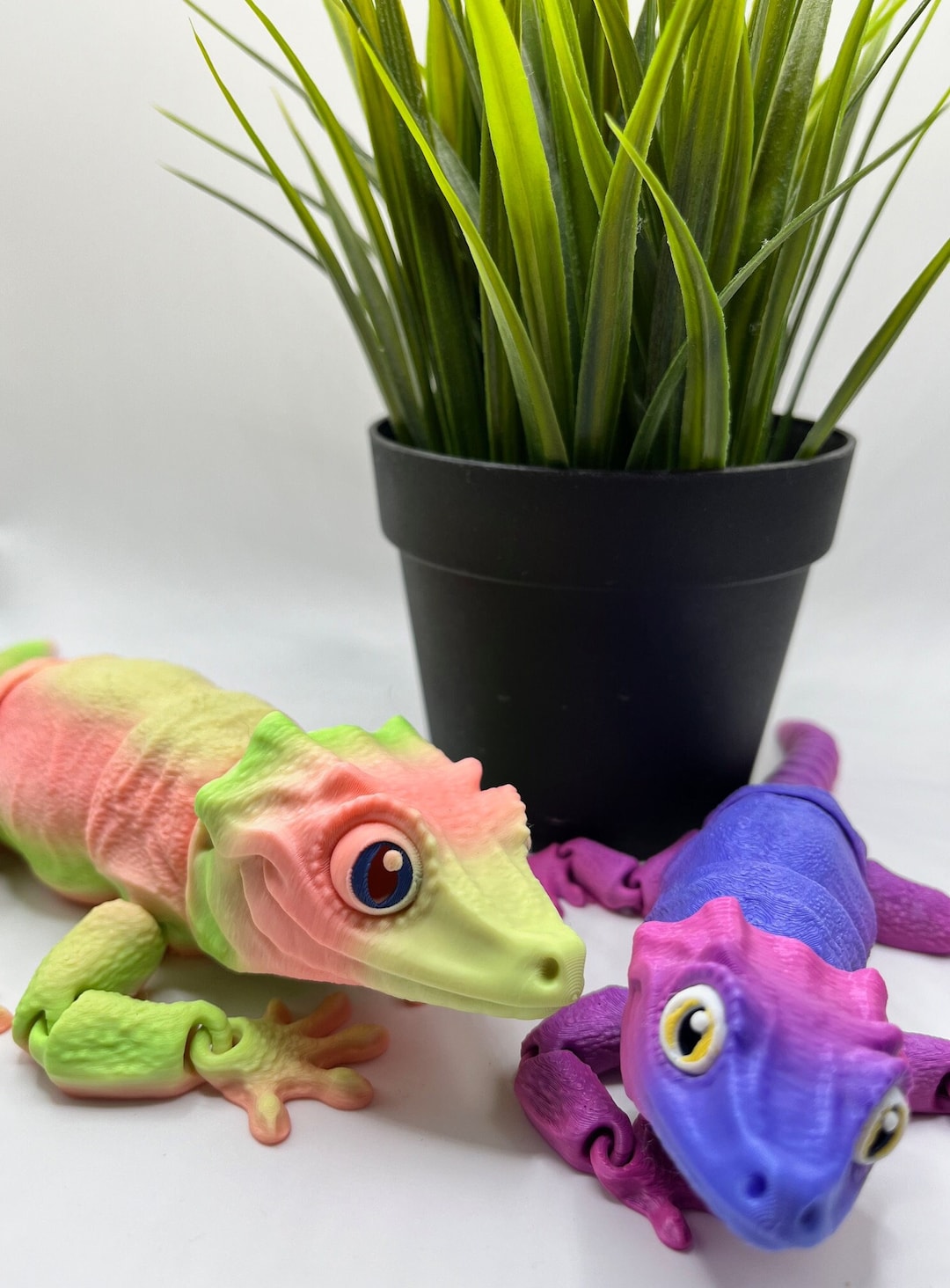 Cute Movable Gecko / 3d Printing / Fidget Toy - Etsy