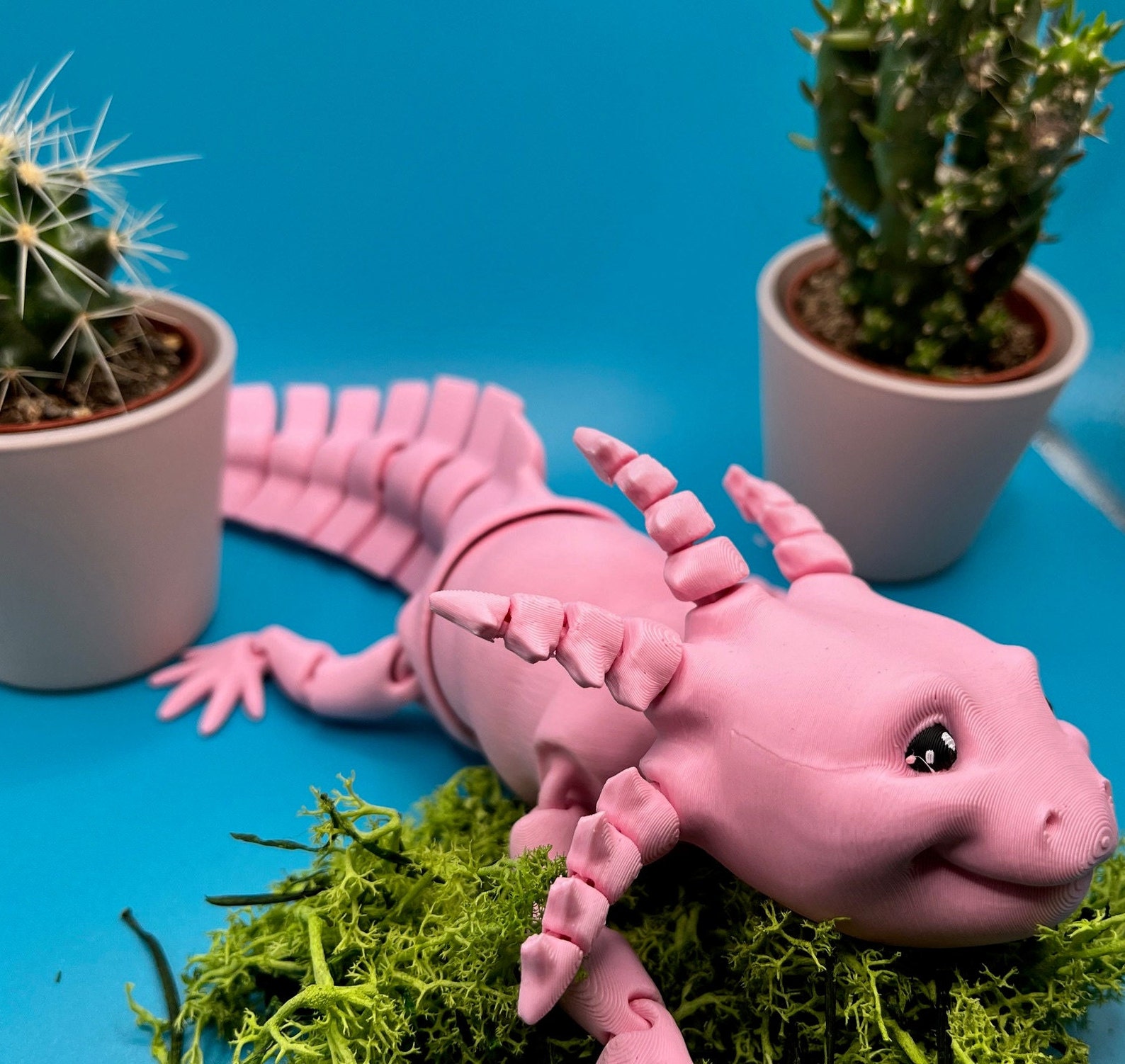 Cute Axolotl - Flexible - Articulated - Toy - Fidget - Premium Filament ...