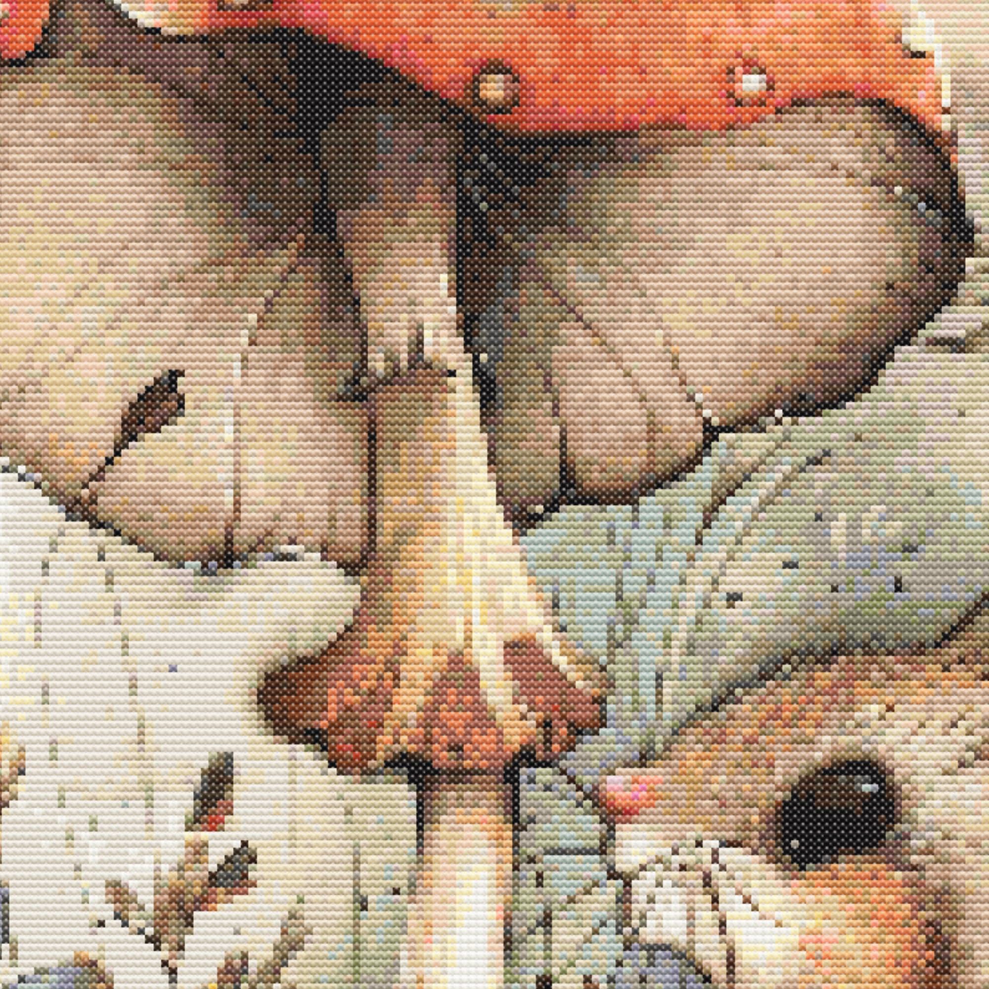 Mouse Full Coverage Cross Stitch Pattern Keeper Compatible Download ...
