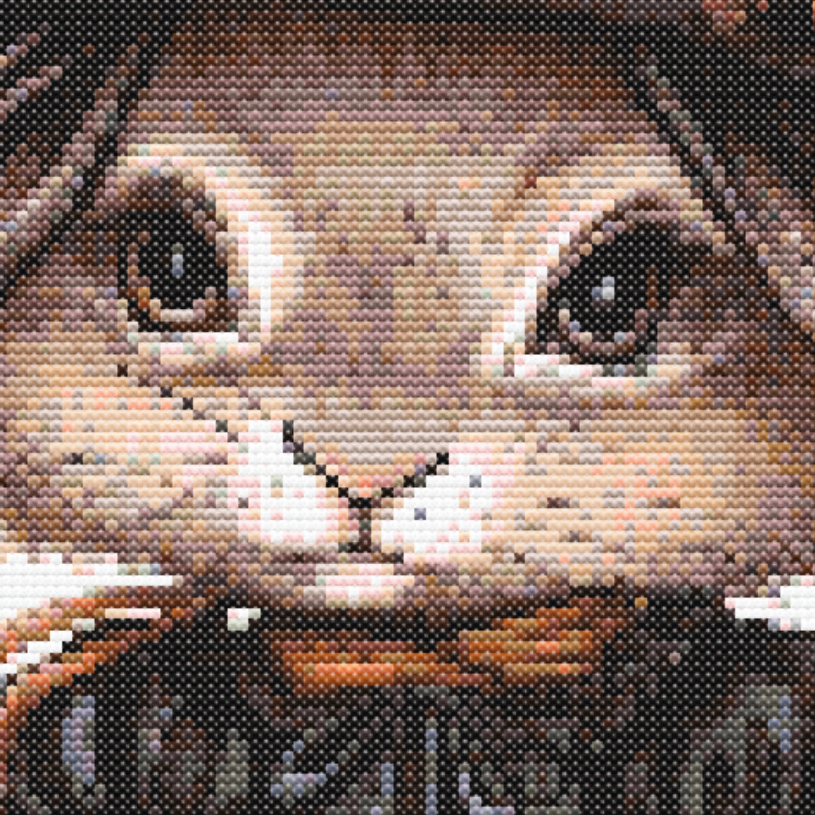 Bunny Cross Stitch Pattern ,halloween Clip Art ,rustic Home Decor ,dark Cross Stitch Pattern ...