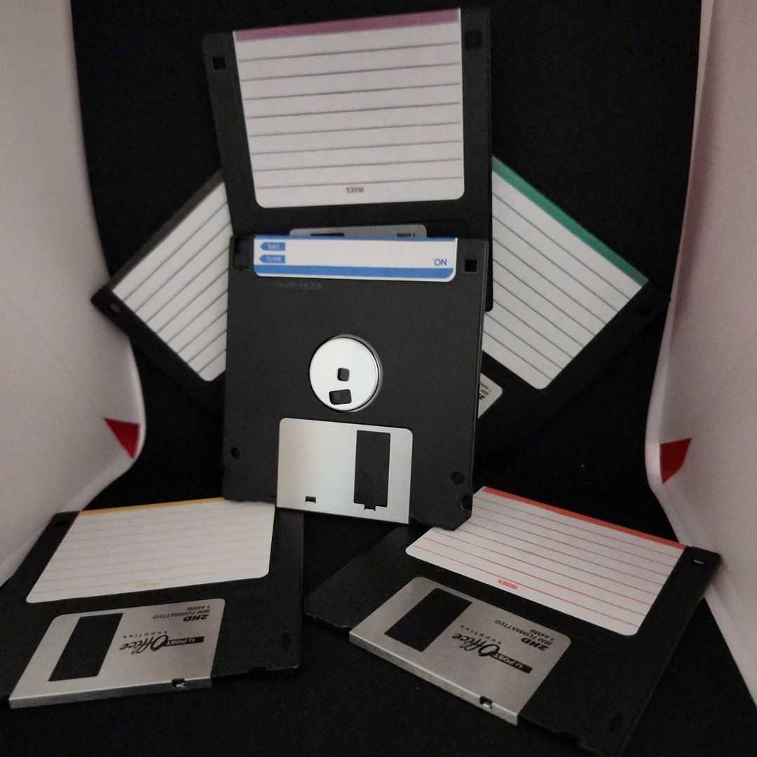 3.5-inch Floppy Disk Labels Sheet of 6 New Reproduction. - Etsy