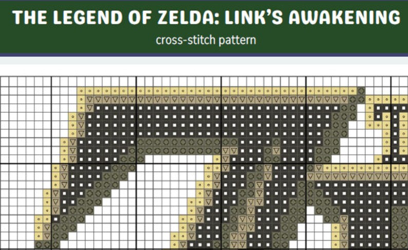 The Legend of Zelda: Link's Awakening Cross Stitch Pattern - Etsy