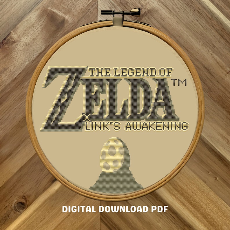 The Legend of Zelda: Link's Awakening Cross Stitch Pattern - Etsy