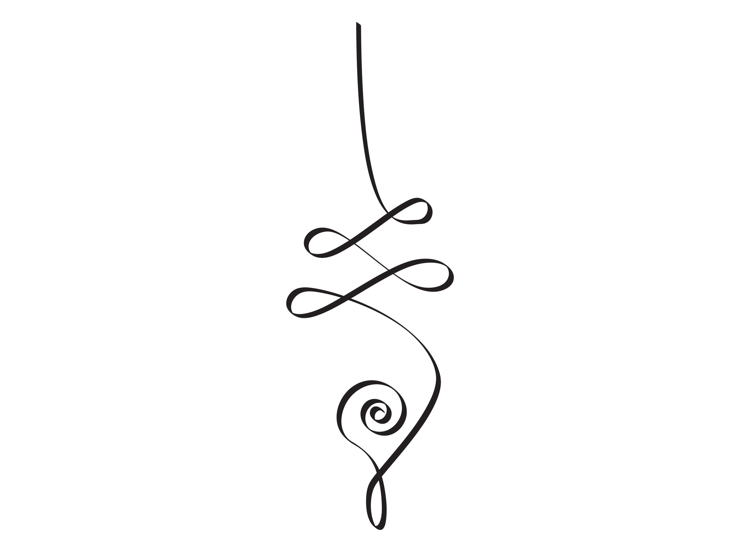 Beautiful Unalome Symbol for Freedom and Contentment Wall Art Digital Download Spiritual ...