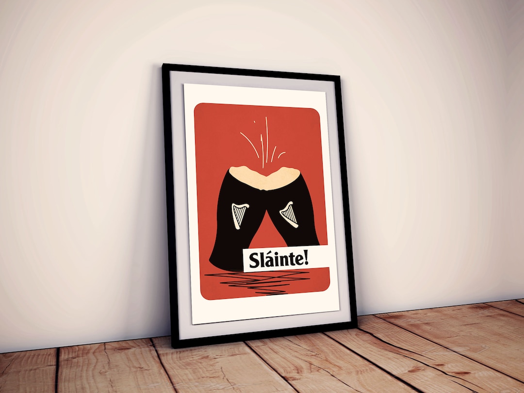 Sláinte! Premium Matte Paper Poster - Etsy