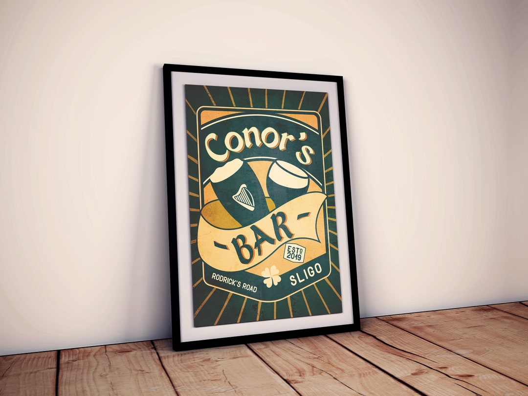 Irish Poster | Custom Poster | Personalised Sign | Irish Craic ...