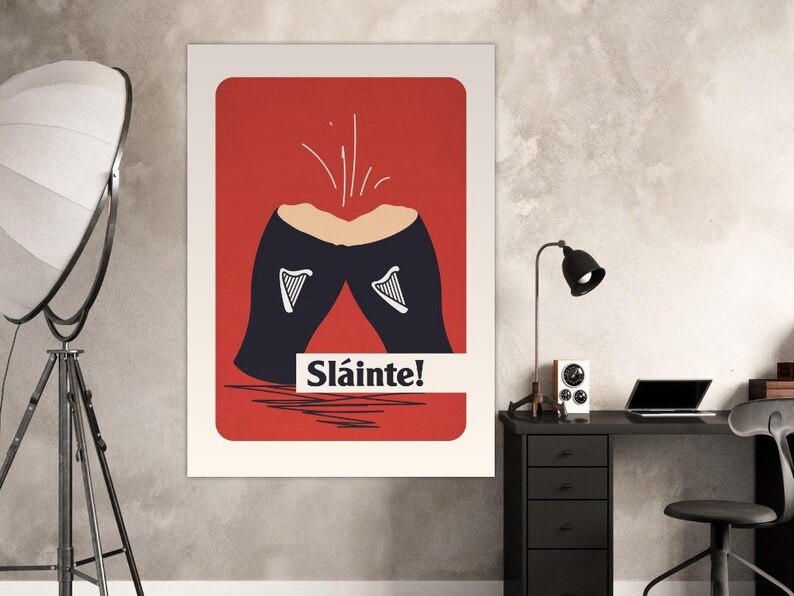 Sláinte! Premium Matte Paper Poster - Etsy