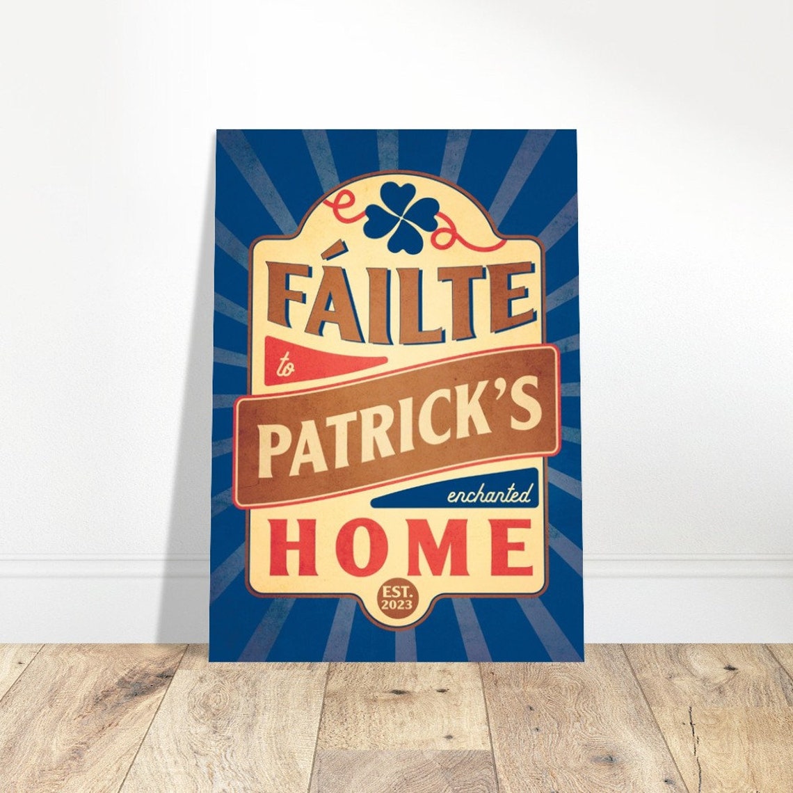 Fáilte Irish Welcome Poster: Dublin Home Art Print - Etsy