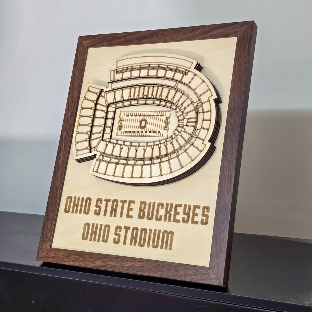 Ohio State 3D Layered Ohio Stadium, Any Stadium, 3D Multi Layered ...