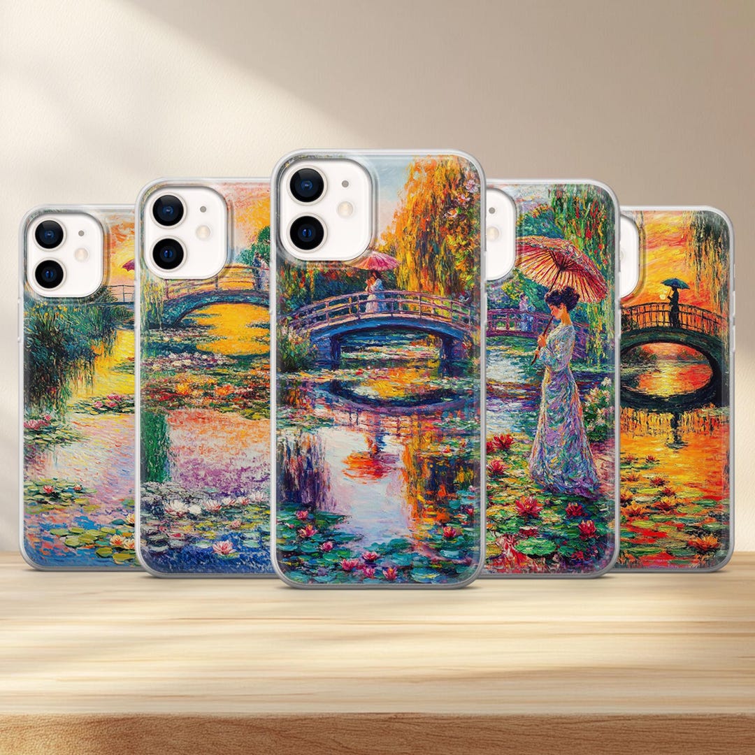 Claude Monet Phone Case Vintage Painting Cover for iPhone 16 Pro Max ...