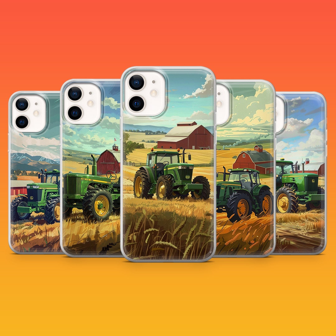 Tractor Phone Case Agriculture Cover for iPhone 16, 15, 14, 13, 12 ...