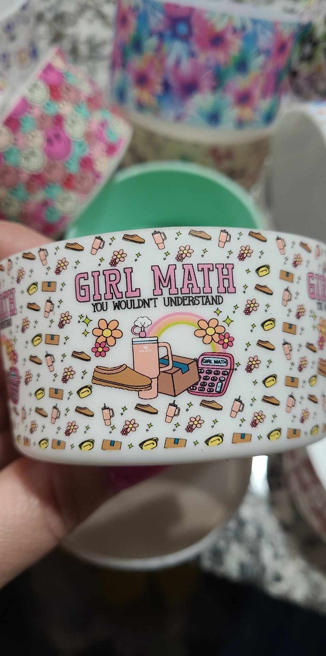 Girl Math Silicone Boot Bumper Sleeve for Tumblers - Etsy