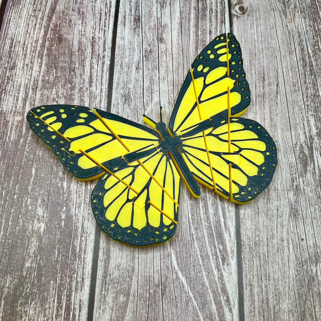 Articulated Butterfly Fidget Toy for Kids in the Hottest - Etsy