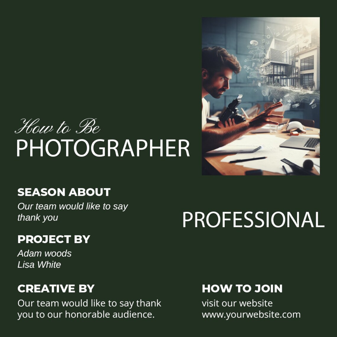 6 Professional Insta Post Template Photoshop Social Media - Etsy