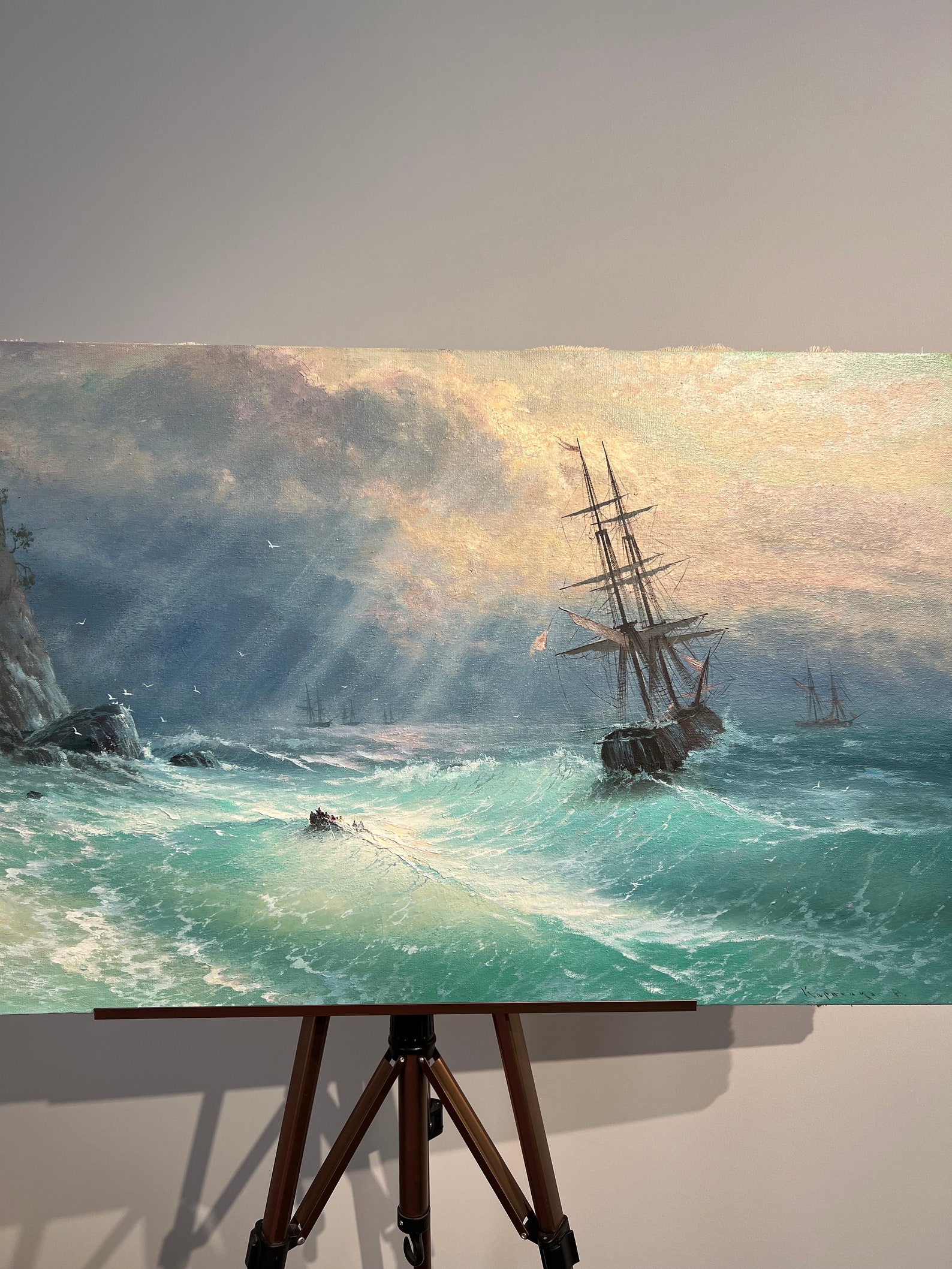 Seascape Painting Original Oil Realism Canvas Seascape - Etsy