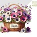 Watercolor Spring Flower Basket Clipart Bundle (PNG, Commercial Use) - Etsy