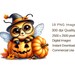 Halloween Pumpkin Bee Clipart | Cute Spooky Bee PNG | Fall Halloween ...