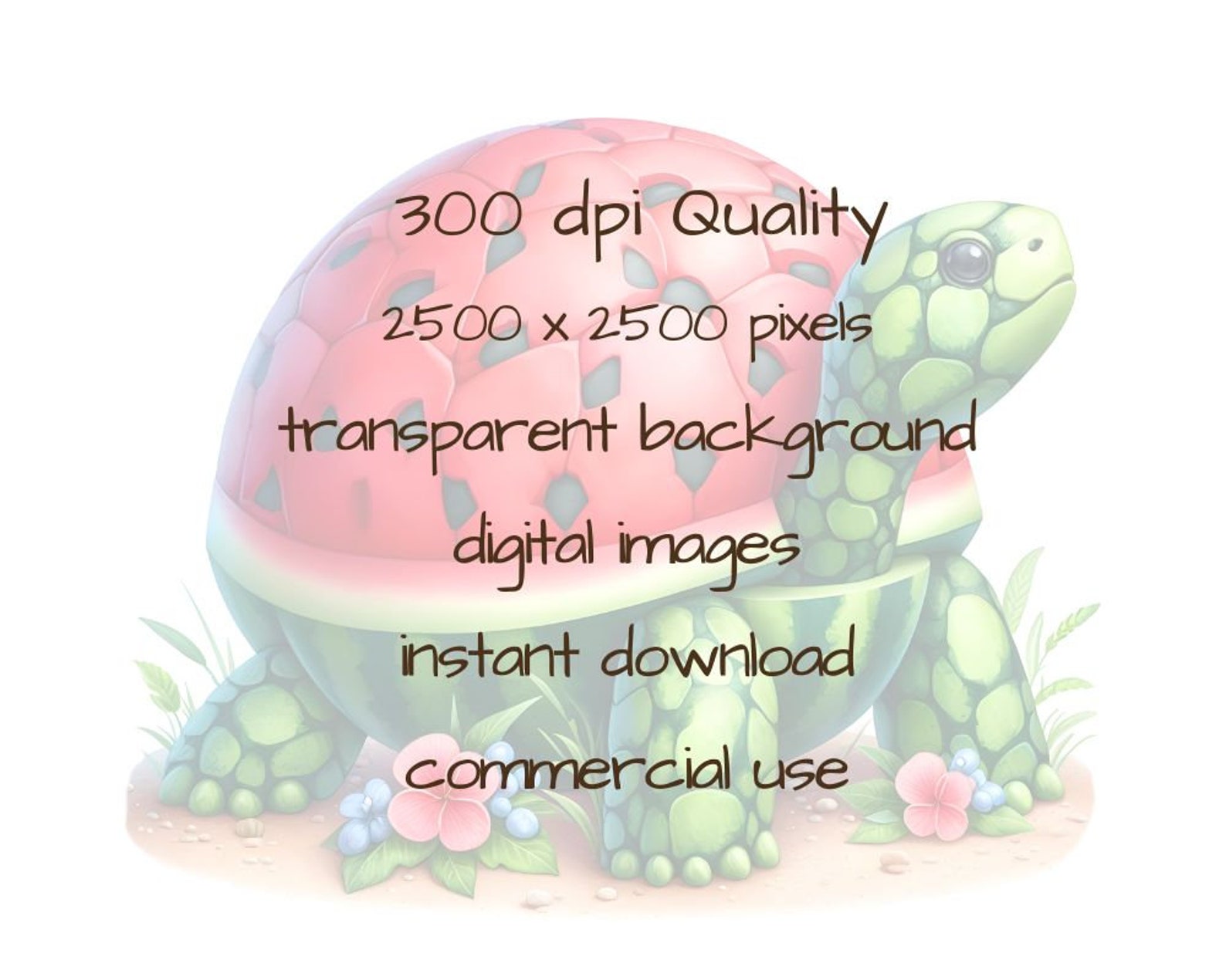 Watermelon Animals Clipart Bundle: Summer Graphics (digital Download ...