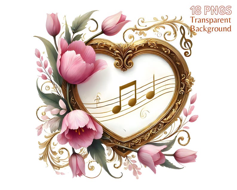 Whimsical Heart Clipart Bundle, Colorful Heart Graphics, Watercolor ...