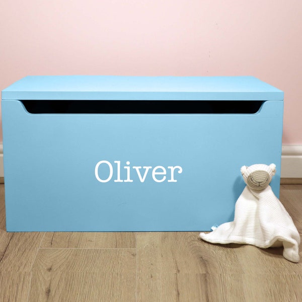 Blue Toy Box - Etsy
