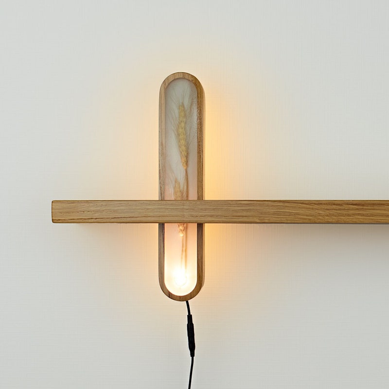 Floating Shelf With Light - Etsy