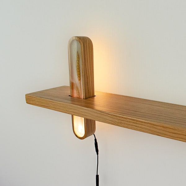 Floating Shelf With Light - Etsy