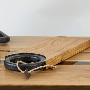 Natural Wood BBQ Tray, Unique Cheese & Wine Serving Board, Modern ...