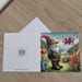 Welsh Garden Gnome Art Print – Red Dragon, Male Choir, Celtic Gift With ...