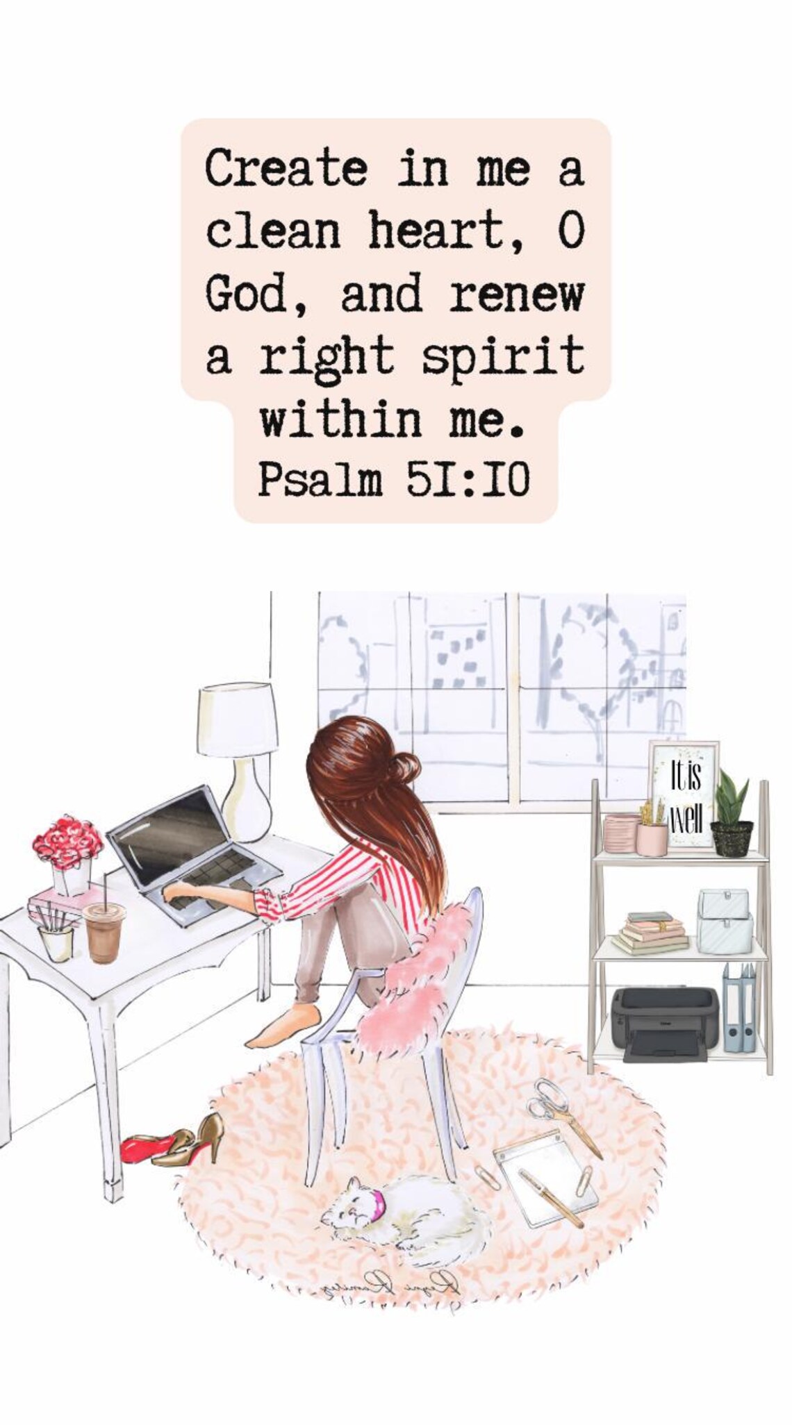 Psalm 51:10 - Etsy