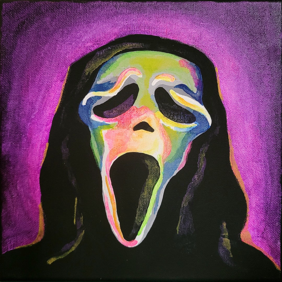 Neon Horror Print Horror Movie Decor Movie Art - Etsy