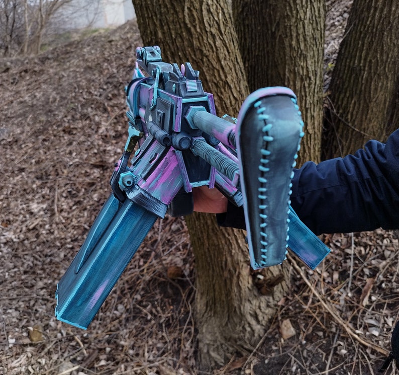 Slagga SMG Replica Borderlands 2 Cosplay Bandit Company Product Maliwan ...