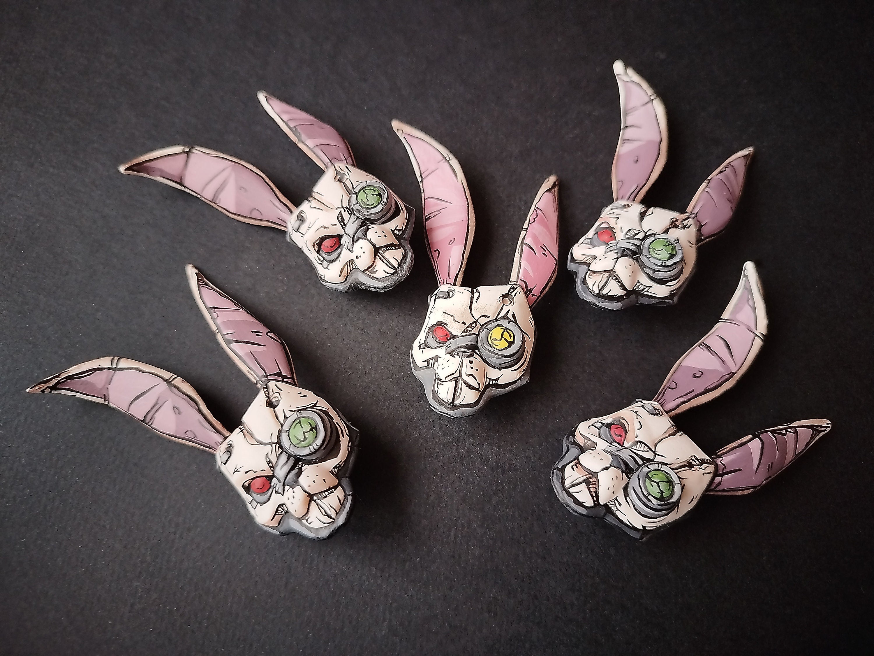 Tiny Tina Mask Badge/pin Borderlands, Wonderlands, Claptrap, Butt ...