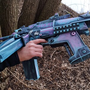 Slagga SMG Replica Borderlands 2 Cosplay Bandit Company Product Maliwan ...