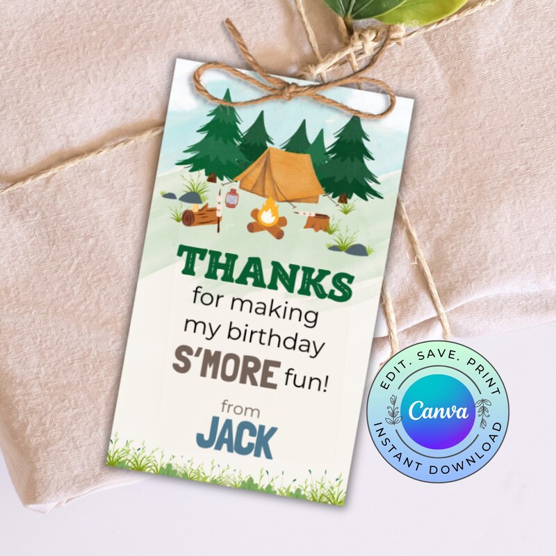 Camping Party Favors - Etsy