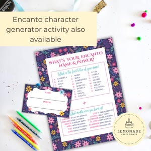 Encanto Favor Tag, Editable Encanto Thank You Tag, Printable Encanto ...