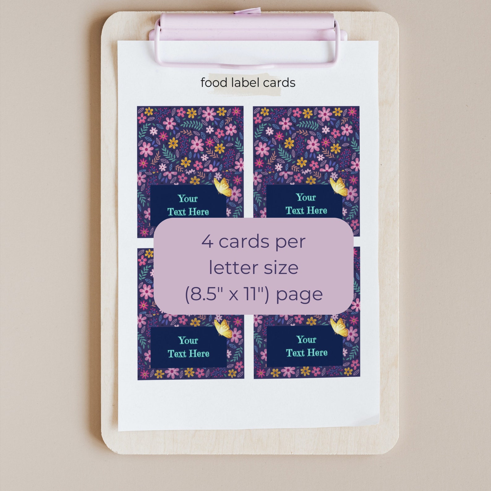 Editable Encanto Food Cards, Printable Encanto Food Label Cards ...