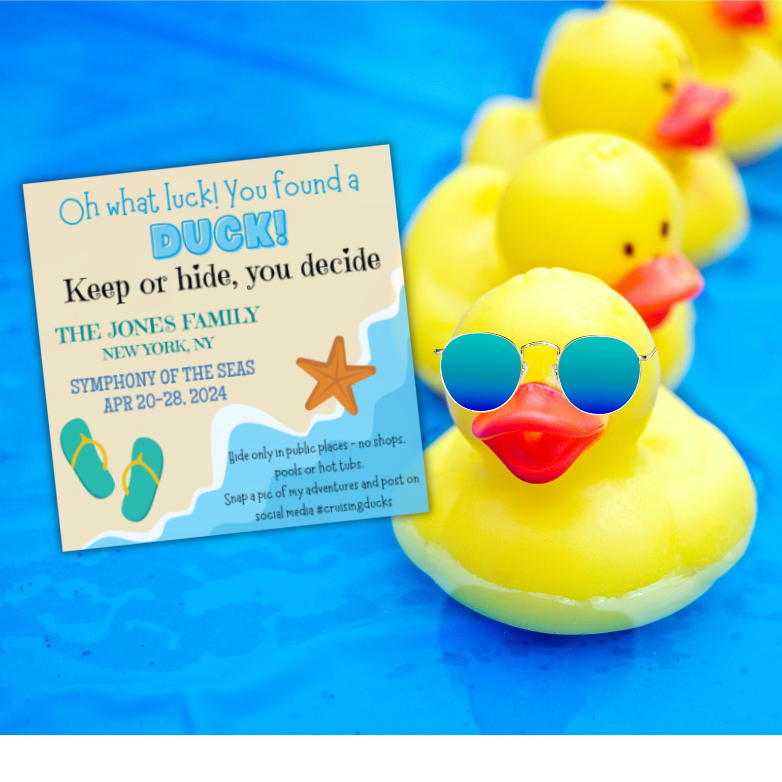 Editable Cruising Duck Tags, Printable Cruise Ship Duck Tags, Cruise ...