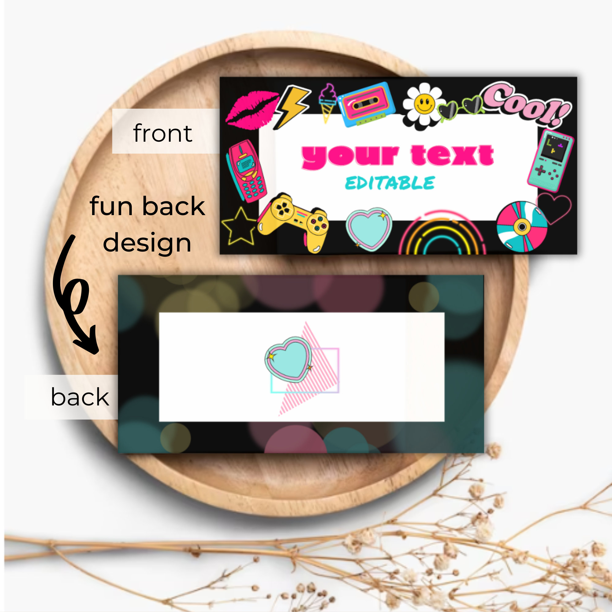 Editable 90s Food Labels, Printable 90s Party Food Cards, 90s Birthday ...