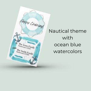 Editable Cruise Gift Exchange Tags, Printable Cruise Fish Extend Gift ...