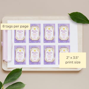 Rapunzel Favor Tag, Editable Rapunzel Gift Tag, Printable Rapunzel ...