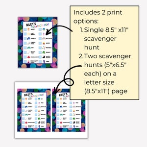 Personalizable Inside Out Scavenger Hunt, Printable Inside Out 2 Party ...