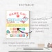 Editable Board Game Party Welcome Sign (digital Download) - Etsy