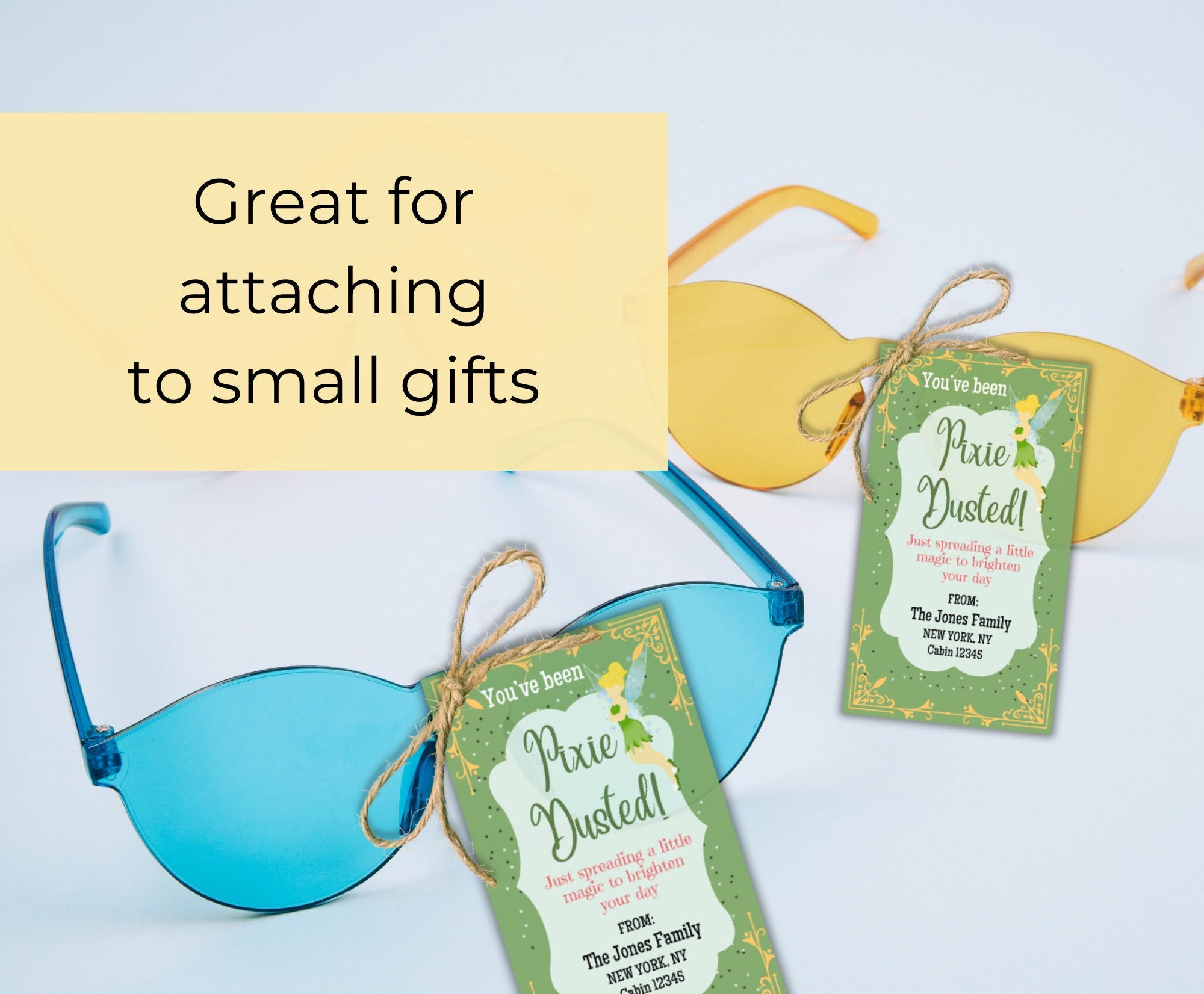 Bearbeitbare Pixie Dust Tags, druckbare Cruise Pixie Dust Tag ...