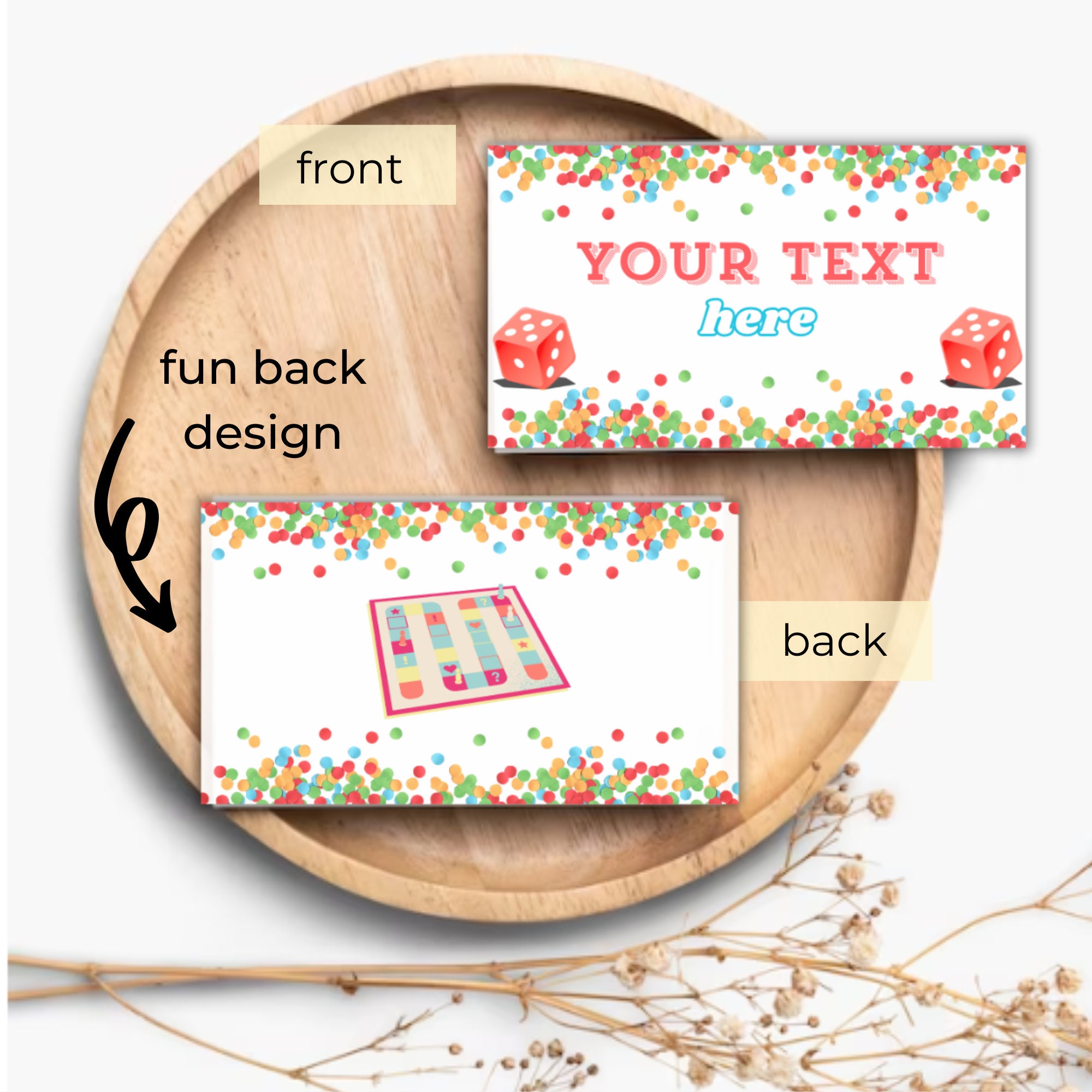 Editable Game Night Food Cards, Board Game Party Food Labels, Game ...