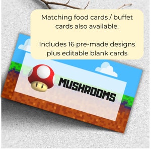 Editable Mario Cake Topper, Printable Mario Birthday Cake Topper ...