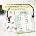 Personalizable Camping Scavenger Hunt, Printable Camping Treasure Hunt ...